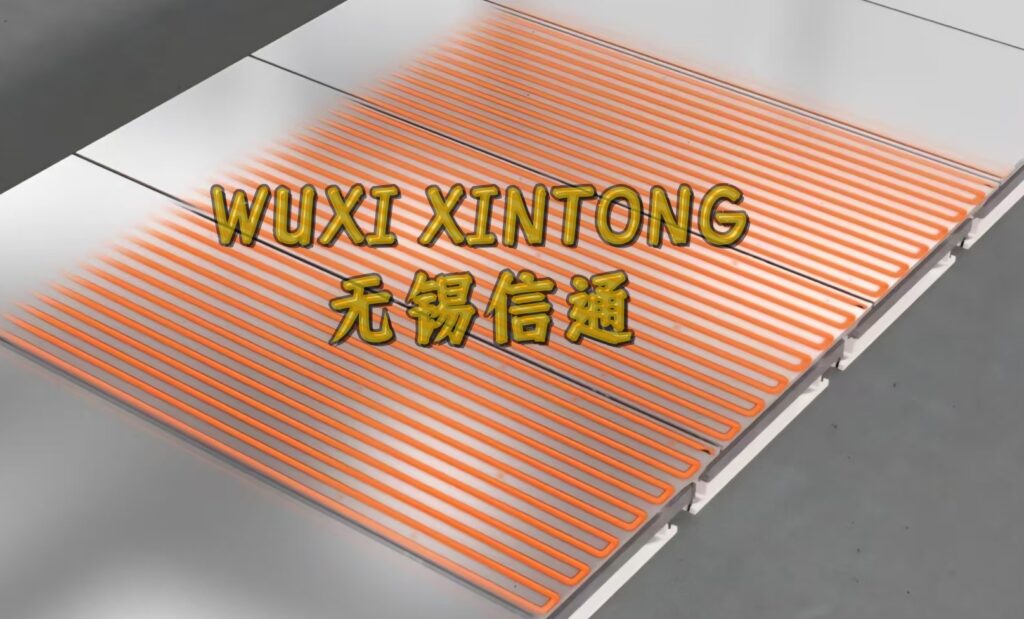A batch of heating plates produced by German technology has gone ...